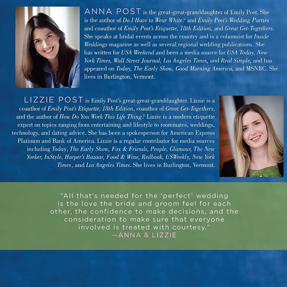 Other | Modern Emily Post Wedding Etiquette Guide | Poshmark